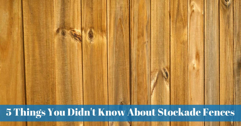 5 Things You Didn't Know About Stockade Fences in Baltimore, Maryland